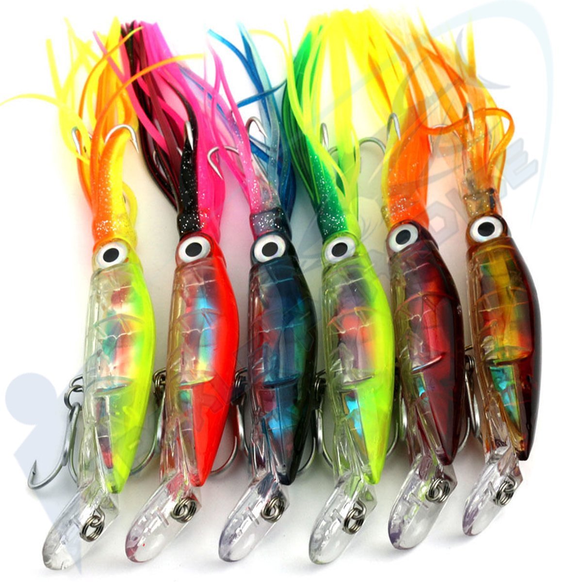 Skirted Squid Deep Diving Hardbody Fishing Lures Kingfish Flathead