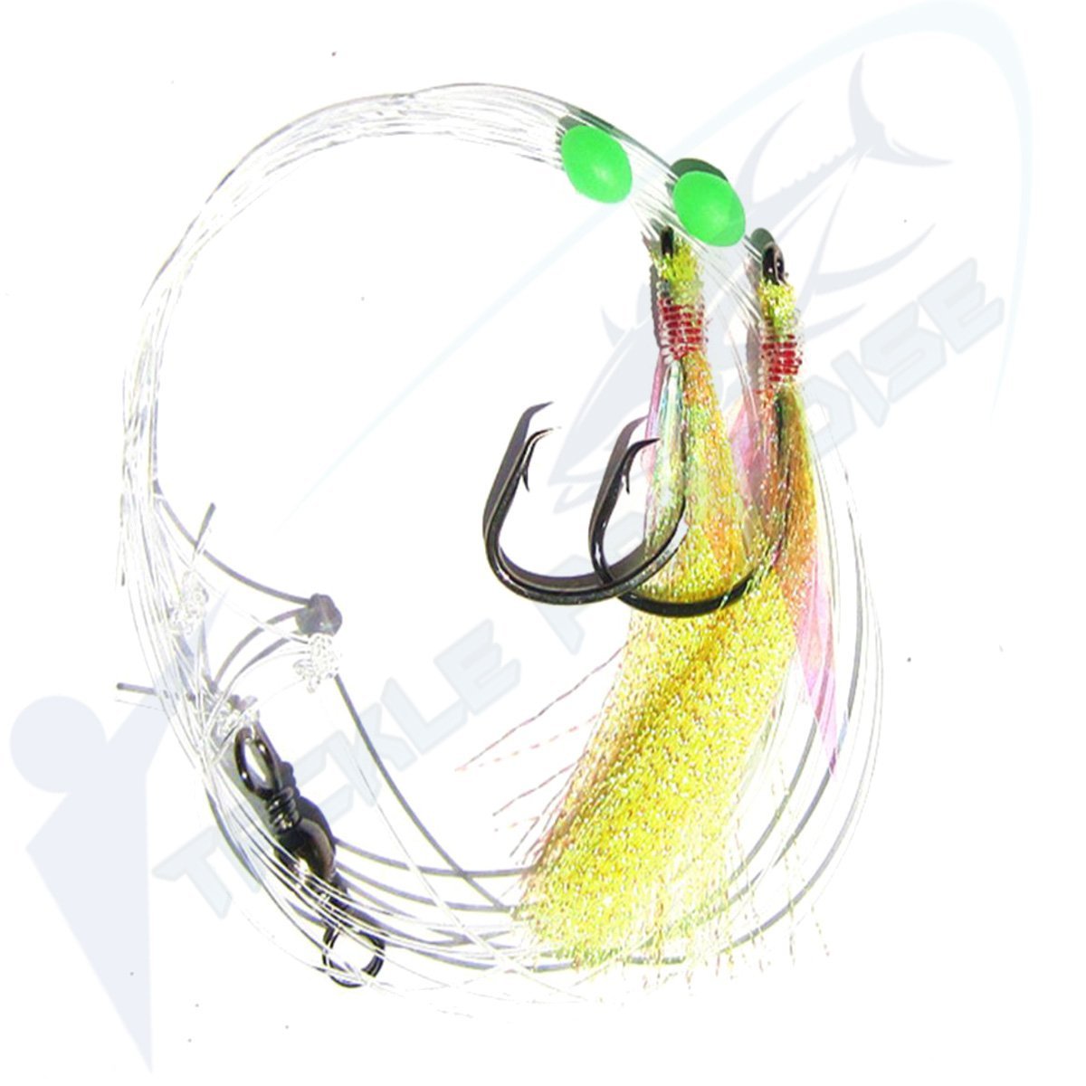 YELLOW Snapper Snatcher Rigz Flasher Circle Hook Fishing Rigs Lumo Sna