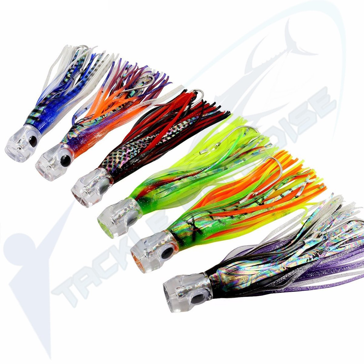6" 9" Tuna Trolling Lures Game Fishing Skirted Lures | TACKLE PARADISE